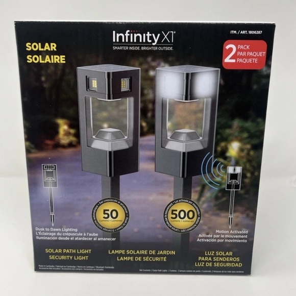 Infinity | Other | Infinity X 50 Lumens Motion Activated Solar Security ...
